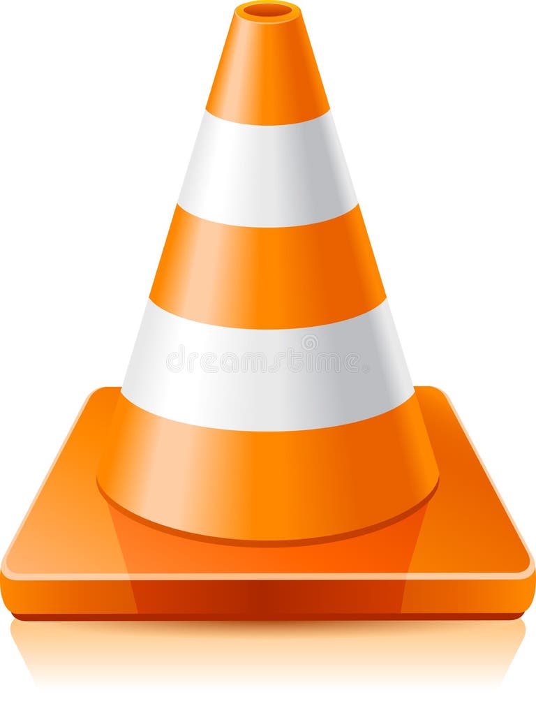 Caution Cone Stock Illustrations – 14,201 Caution Cone Stock ...