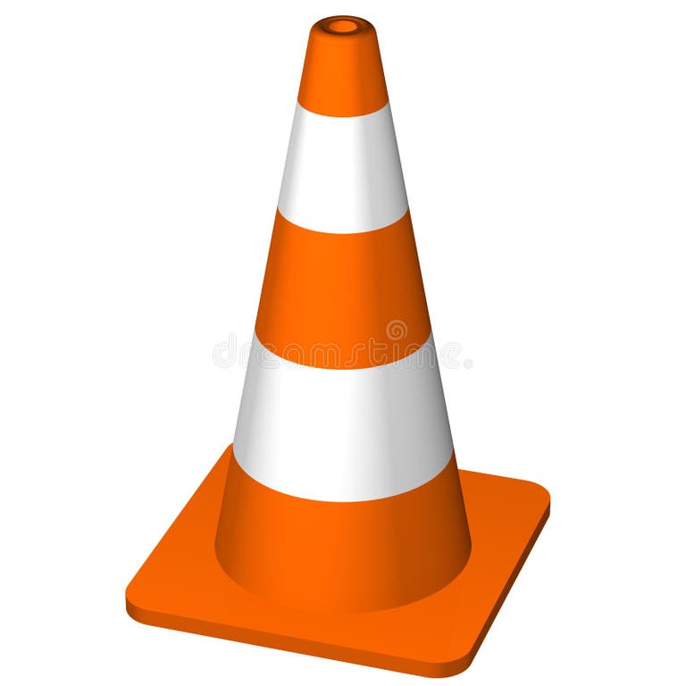 Caution Cone Stock Illustrations – 13,220 Caution Cone Stock ...