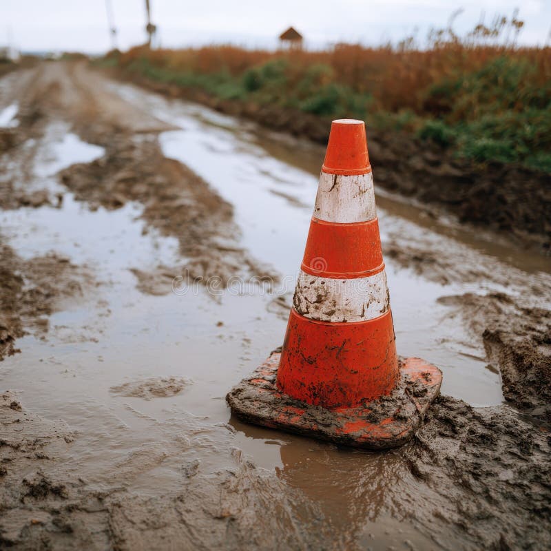 Floating Orange Traffic Cones Stock Illustrations – 11 Floating Orange ...