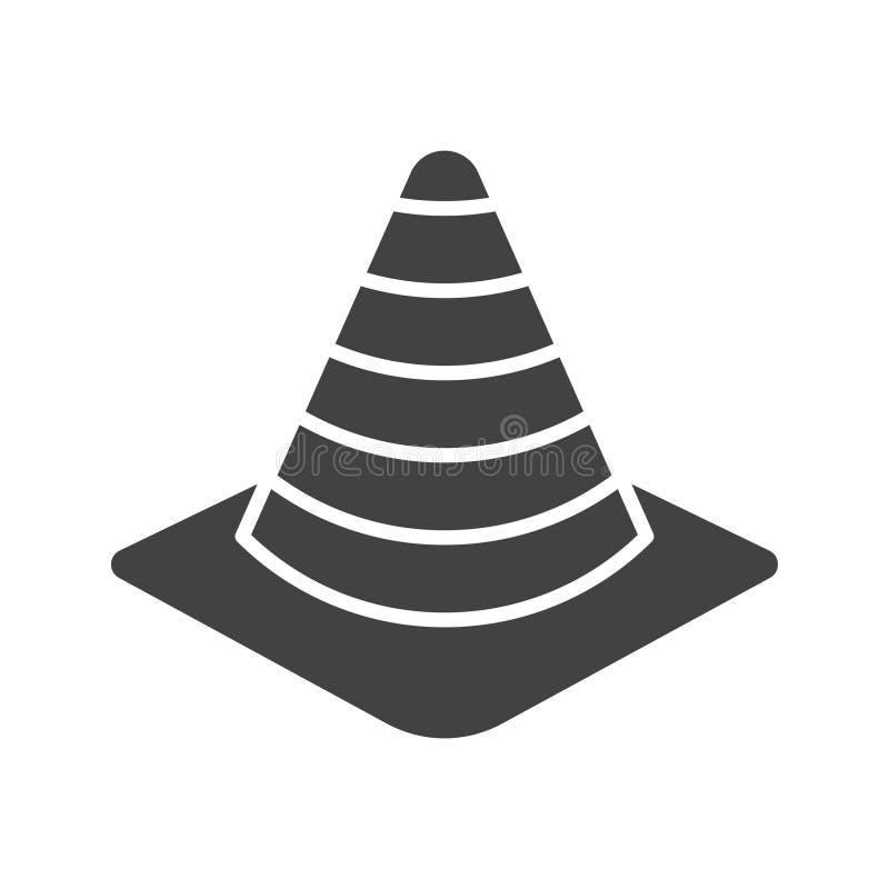 Traffic Cone Icon Vector Image. Stock Vector - Illustration of design ...
