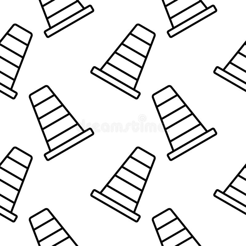 Traffic Cone Outline Stock Illustrations – 3,906 Traffic Cone Outline ...