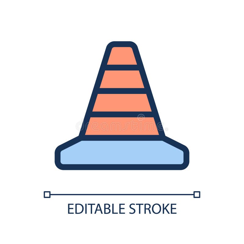 Traffic Cone Pixel Perfect RGB Color Ui Icon Stock Vector ... Traffic Cone Pixel Perfect RGB Color Ui Icon Stock Vector ...