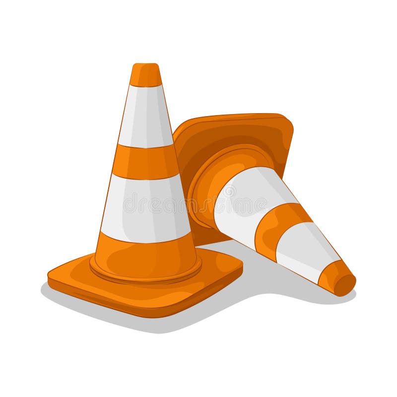 Traffic Cones are Useful, Bright, Cone-shaped Markers Used on Roads To ...