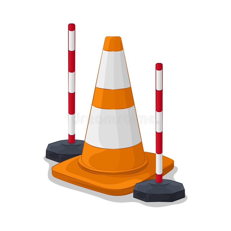 Traffic Cones are Useful, Bright, Cone-shaped Markers Used on Roads To ...