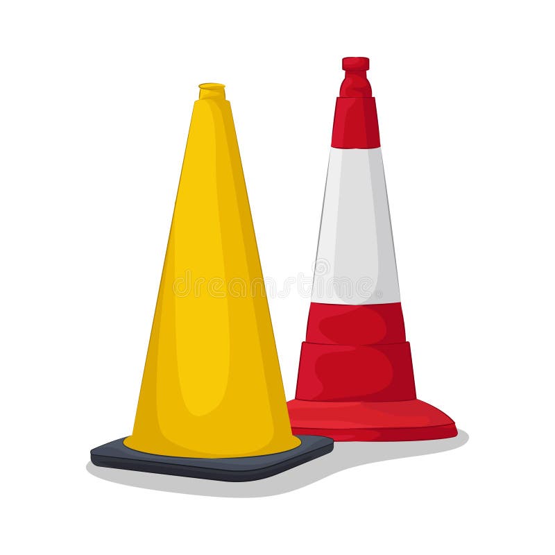 Traffic Cones are Useful, Bright, Cone-shaped Markers Used on Roads To ...