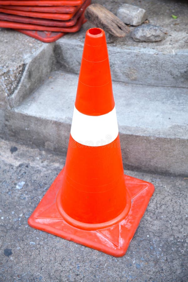 Traffic cone. stock image. Image of work, signal, urban - 34610993