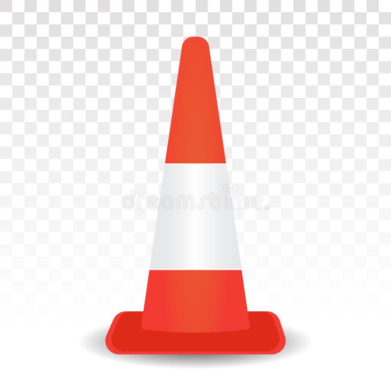 Traffic Cone or Road Pylon Flat Icons for Apps and Websites Stock ...