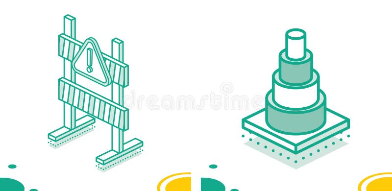 Traffic Cone and Road Warning Barrier Board with Stripes Stock ...