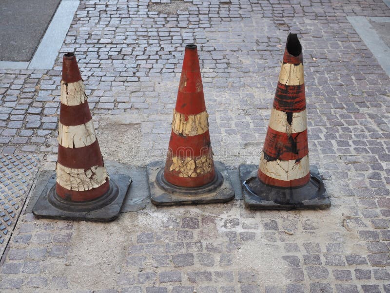 Traffic cone sign stock photo. Image of transit, cones - 257159362