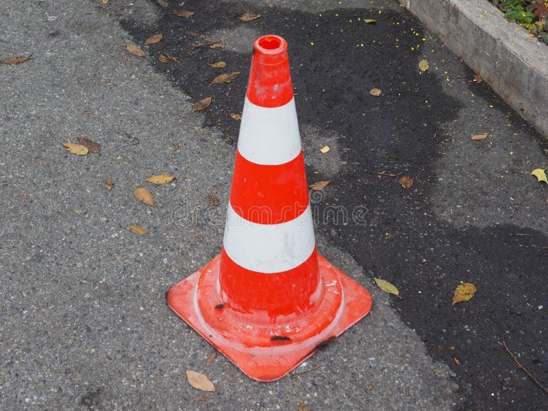 Temporary Obstruction 15 Minutes Delay Sign On Residential Road Stock ...