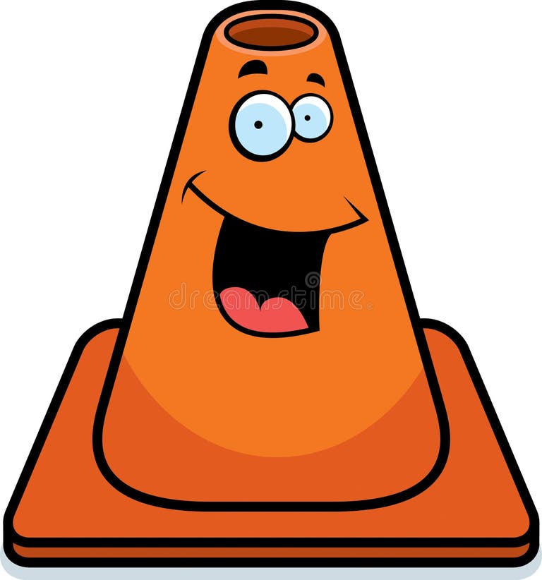 Road Traffic Orange Cartoon Cone Stock Illustrations – 789 Road Traffic ...