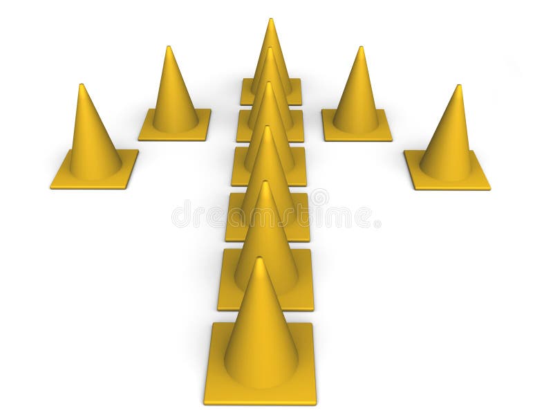 Cones Arrow Stock Illustrations – 417 Cones Arrow Stock Illustrations ...