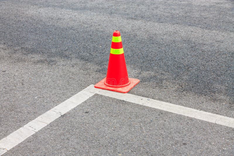 Traffic cones stock image. Image of white, lines, line - 38909585