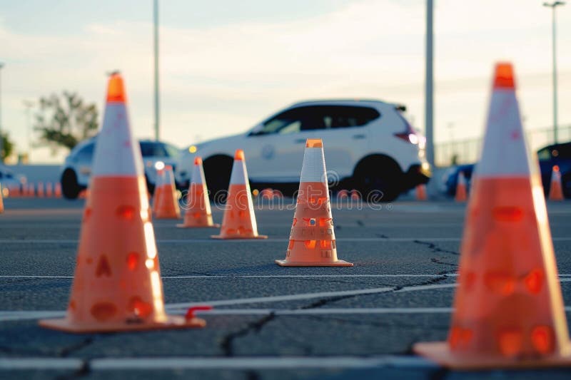 Driving Test and Training Area with Simulate Test for Driving License ...