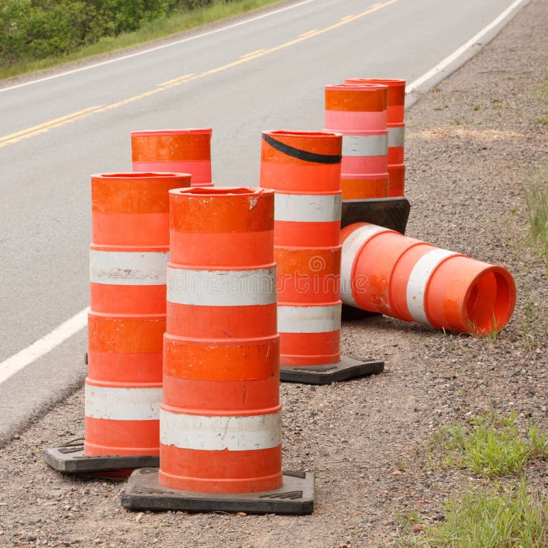 Traffic Cones stock photo. Image of emergency, sign, road - 41625566