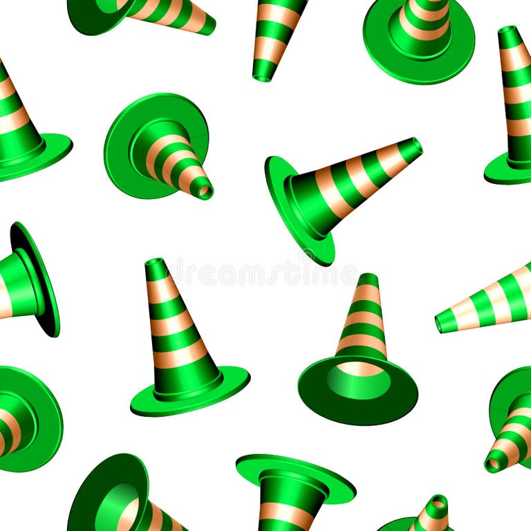Traffic Cones Texture Stock Illustrations – 173 Traffic Cones Texture ...