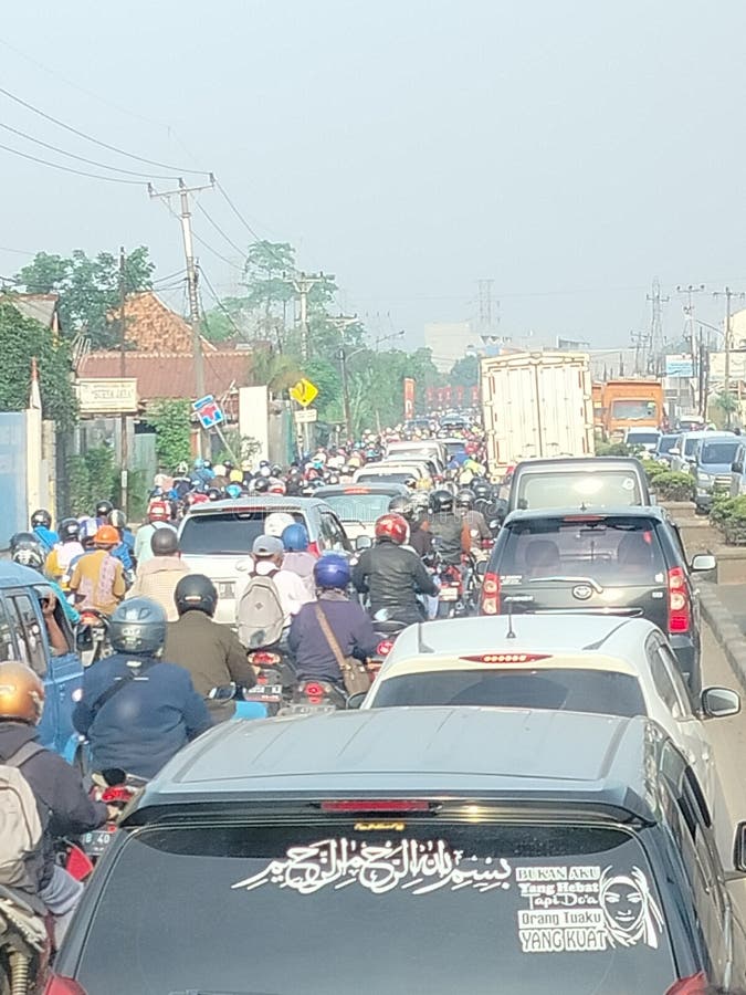 Traffic Congestion in Jakarta Editorial Stock Photo - Image of ...