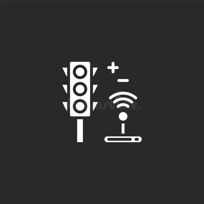 Traffic Control Icon. Filled Traffic Control Icon for Website Design ...