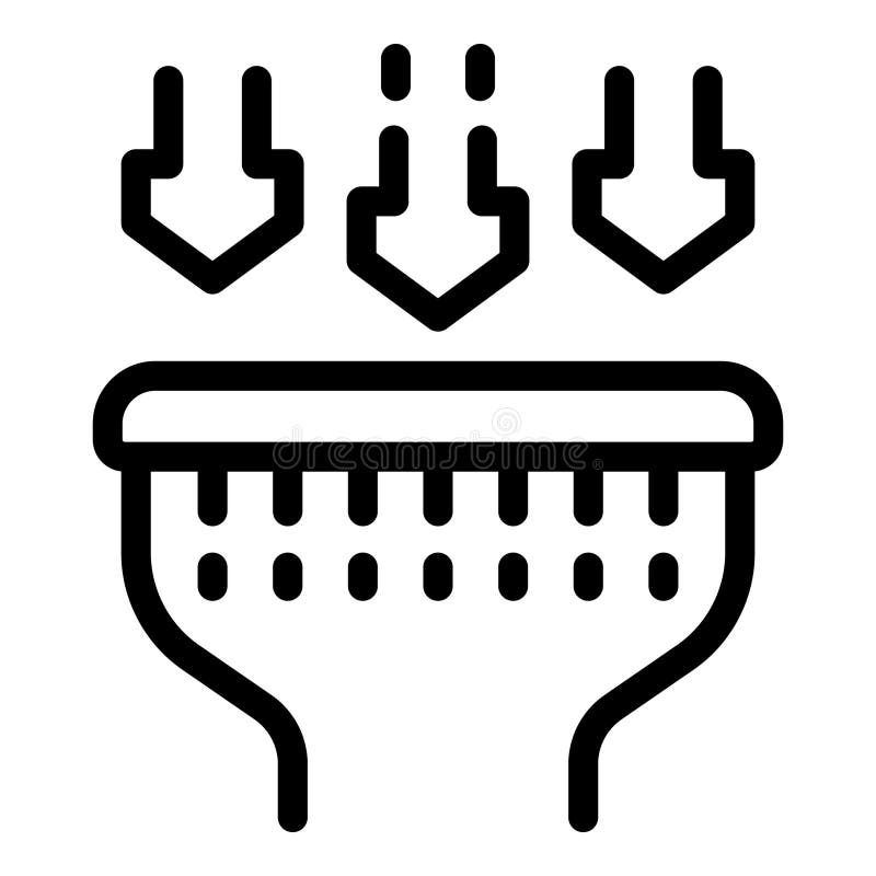 Traffic Control Icon Outline Vector. Road Operations Management Stock ...
