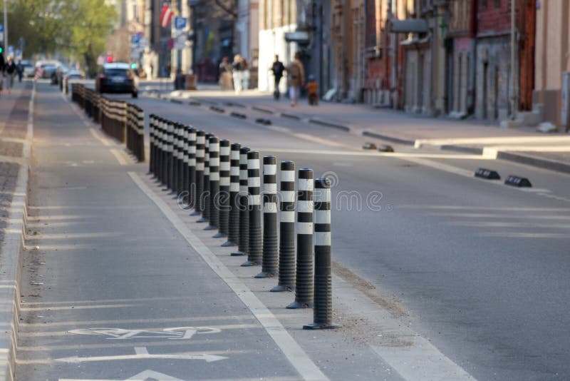 .traffic Control Poles on the Street Stock Image - Image of influenza ...