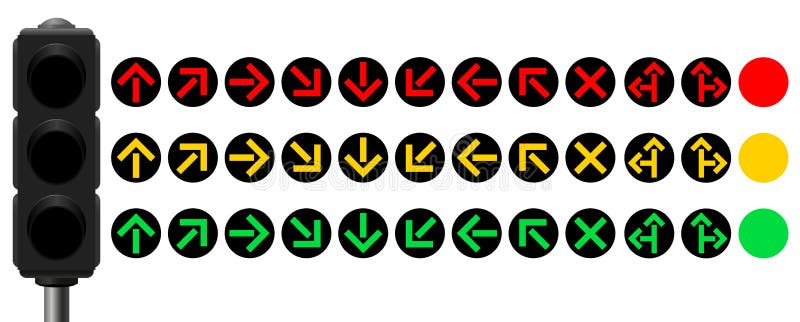 Traffic Control Illustration Stock Vector - Illustration of policeman ...