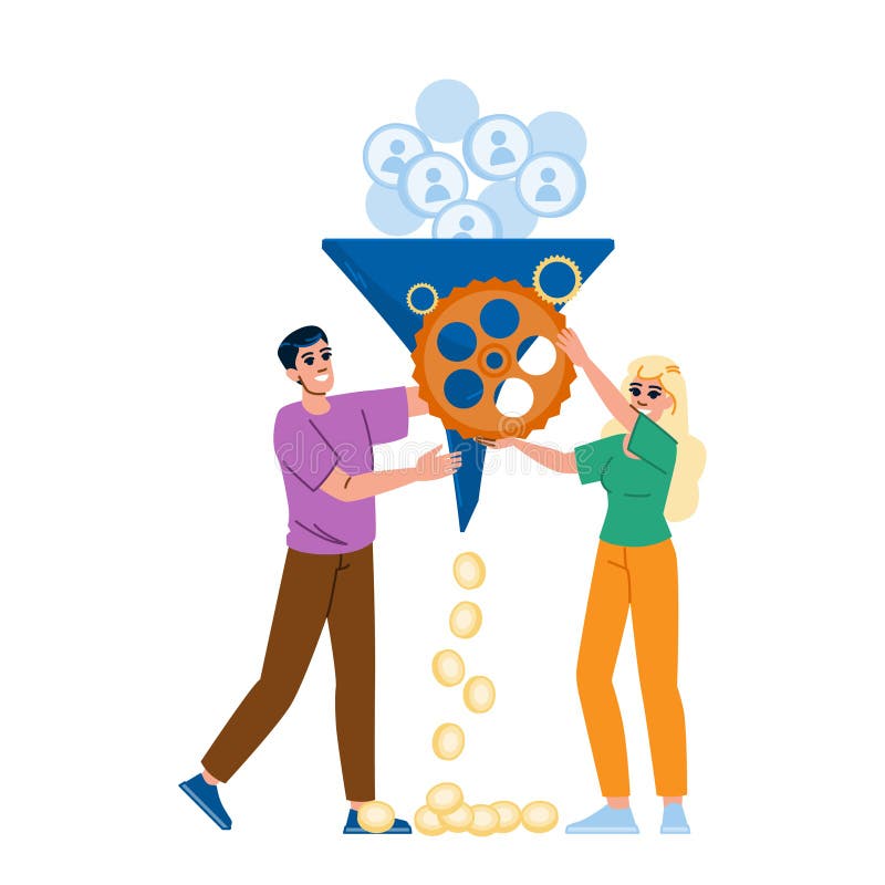 Traffic Conversion Rate Optimization Cro Vector Stock Vector ...