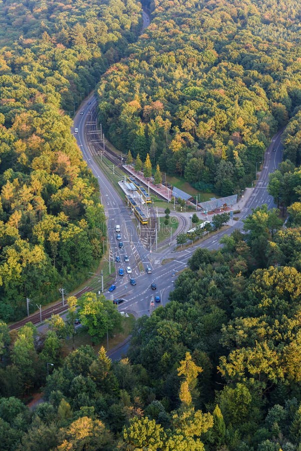 Traffic Crossing of Trains and Cars Stock Image - Image of railway ...