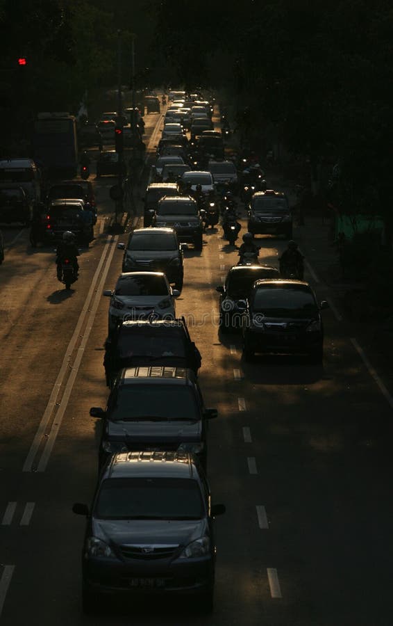 Traffic density editorial image. Image of indonesia, transport - 40385045