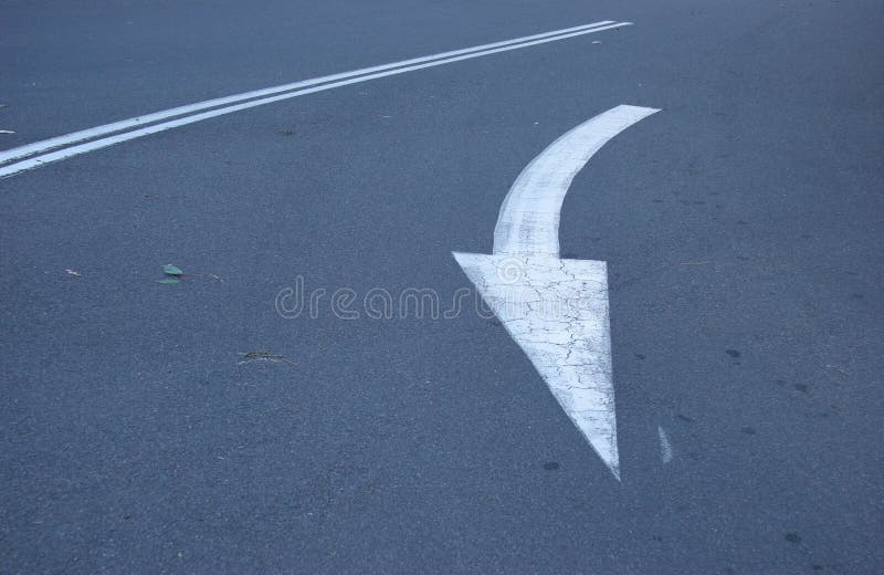 Traffic directions turn stock photo. Image of pavement - 887762