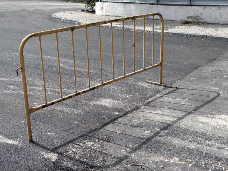 Traffic fence stock photo. Image of road, security, pole - 36810640