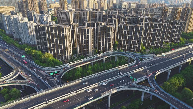 Traffic Flows Smoothly Over a Modern Interconnected Highway System in ...