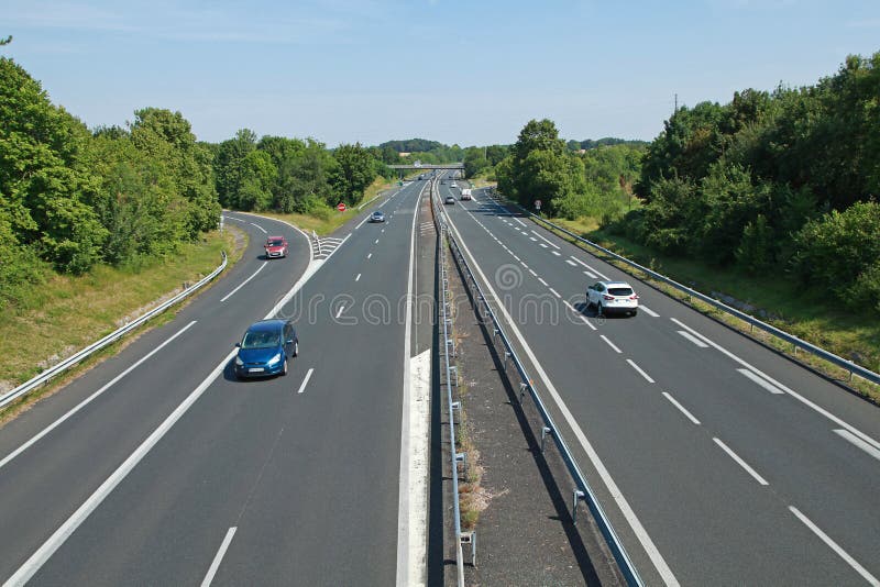Traffic on a French Highway Editorial Photography - Image of france ...