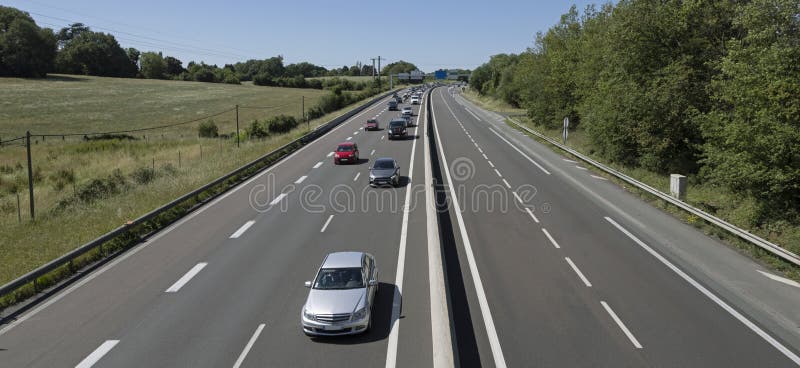 Traffic on a French Highway Editorial Photography - Image of france ...