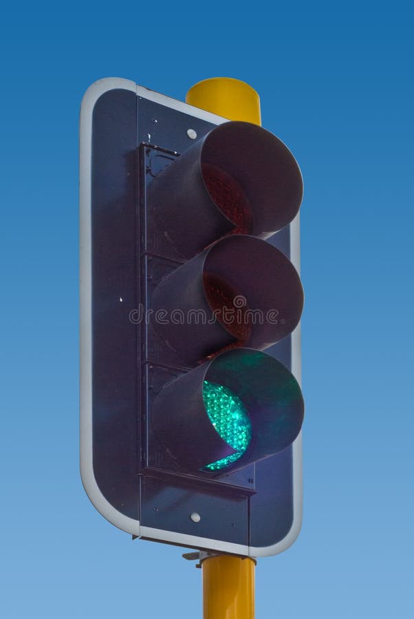 Traffic Green Light stock image. Image of illuminated - 8845511