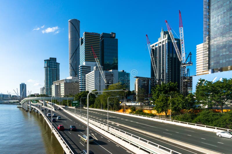 Traffic on Highway at Daytime Stock Image - Image of busy, modern: 67448487