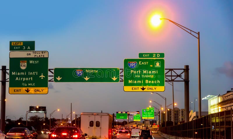 Florida Interstate Sign 395