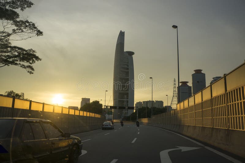 Traffic at the Highway in the Morning Stock Photo - Image of background ...