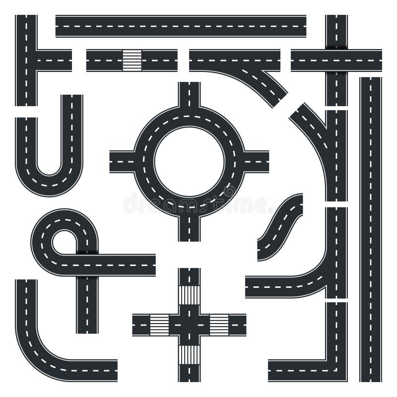 Road Top View Stock Illustrations – 28,627 Road Top View Stock ...