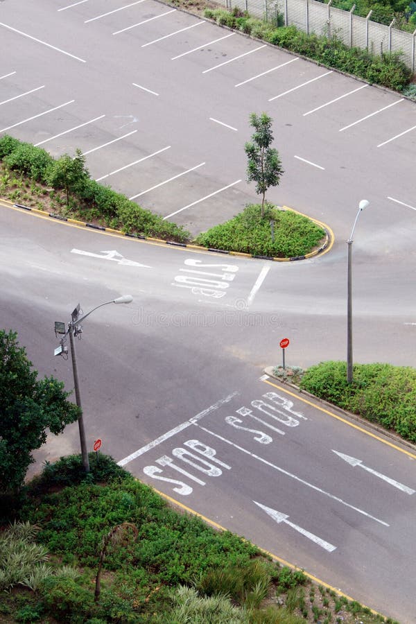 Traffic intersection stock image. Image of vertical, arrow - 4758273