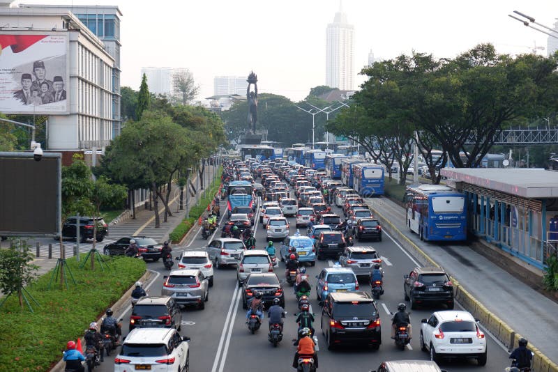 Traffic of Jakarta in the Time of Pandemic Covid-19 Editorial Stock ... Traffic of Jakarta in the Time of Pandemic Covid-19 Editorial Stock ...