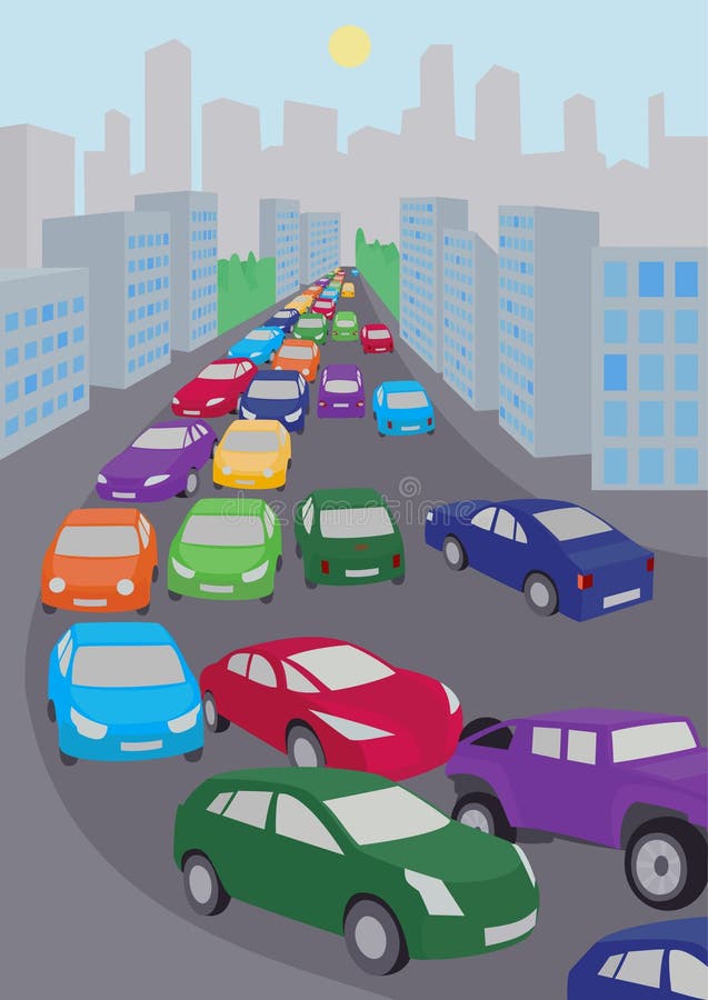 Traffic Congestion Clipart