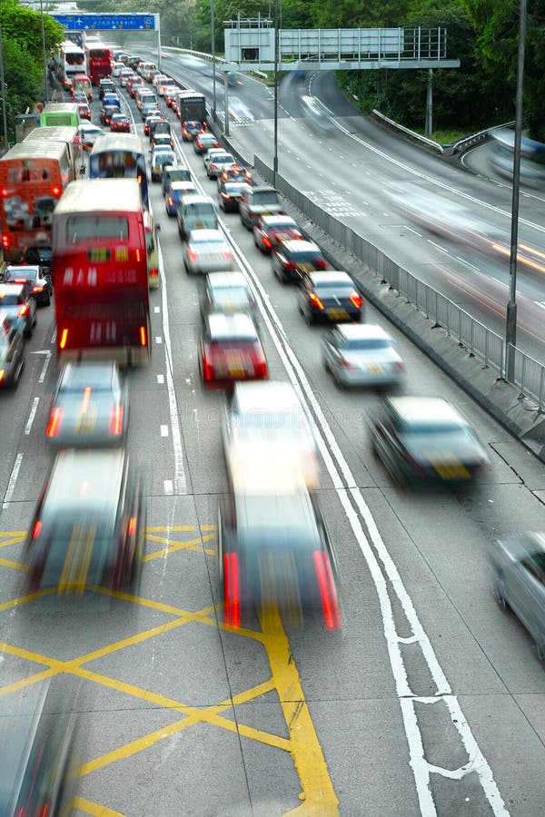 Traffic jam stock image. Image of highway, automobile - 9257221