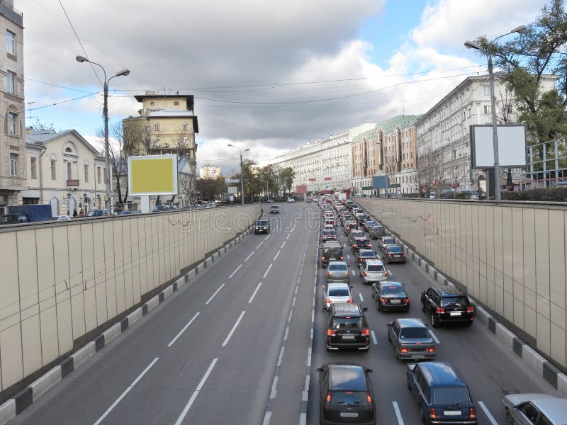 Traffic jam stock image. Image of road, town, congestion - 16708653
