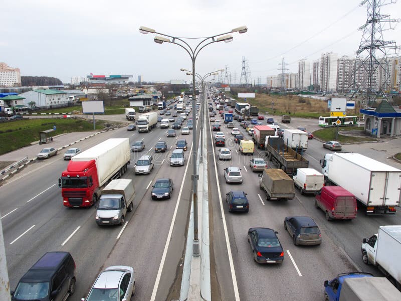 Expressway traffic Toronto editorial stock photo. Image of driving ...