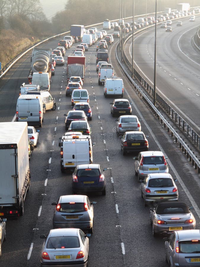 Traffic jam stock image. Image of lorry, environment, tarmac - 8284149