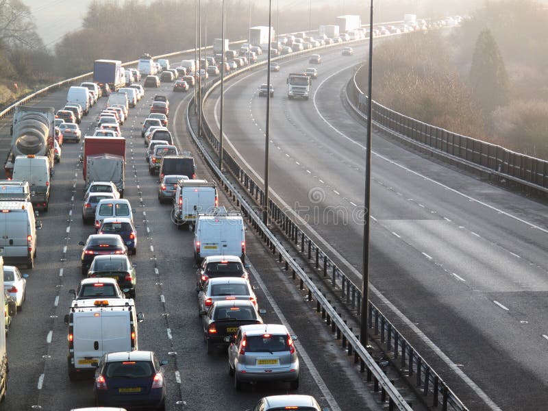 Traffic jam stock image. Image of lorry, environment, tarmac - 8284149