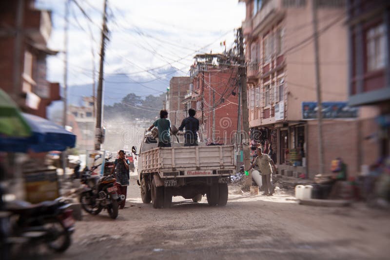 Traffic Jam And Air Pollution In Central Kathmandu Editorial ...