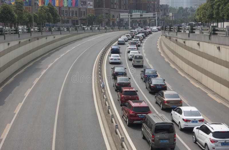 Traffic Jam.chengdu editorial photo. Image of crowded - 70871806