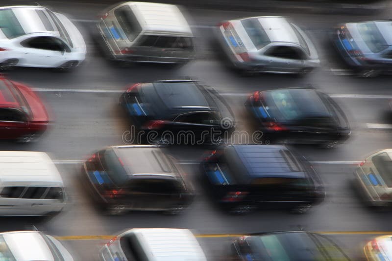 Traffic jam stock image. Image of highway, automobile - 9257221