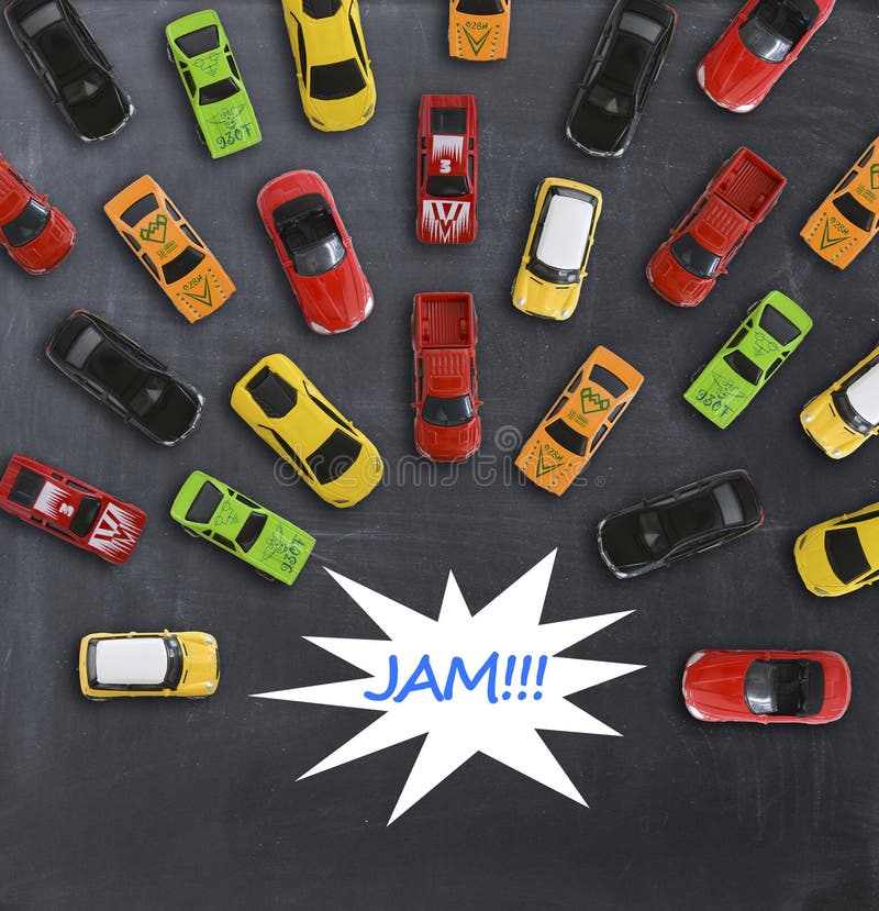 Traffic jam concept stock image. Image of number, stress - 80760577